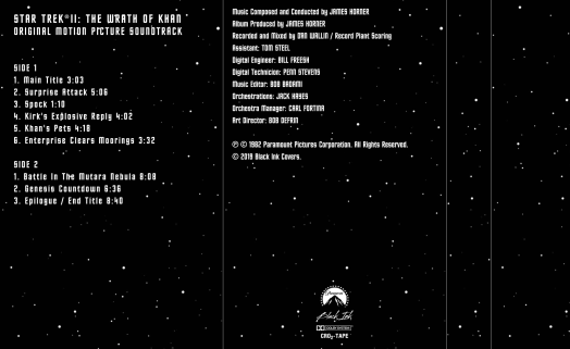 Star Trek II: The Wrath Of Khan – Black Ink Covers