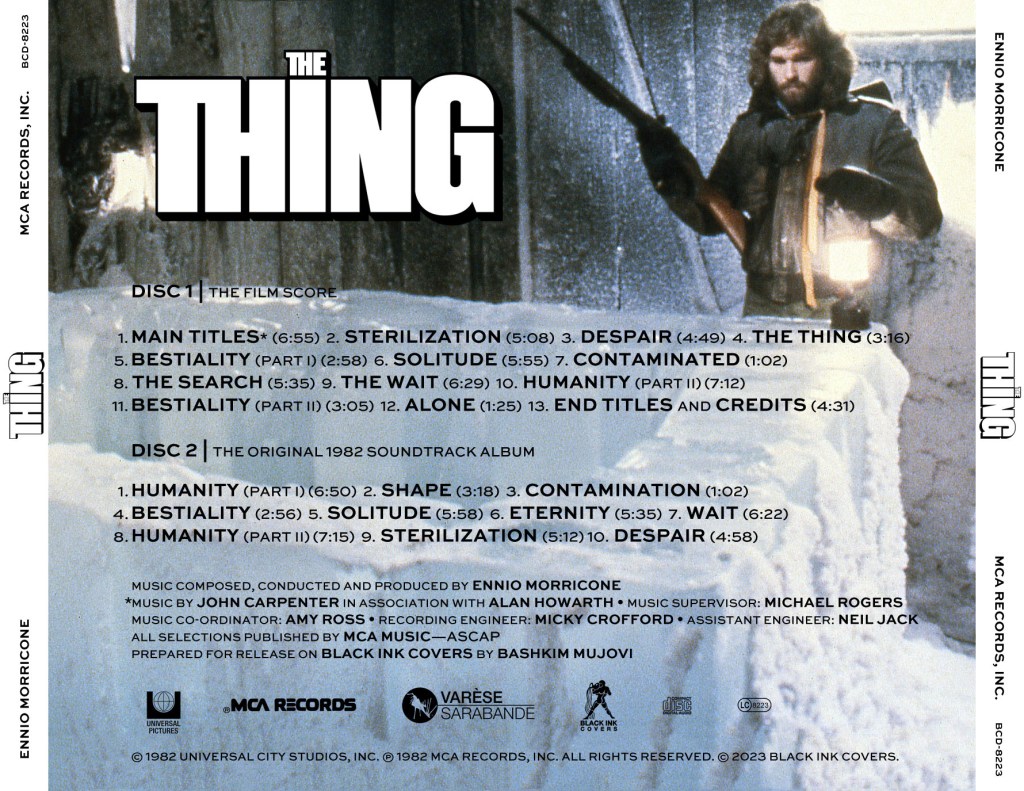 The Thing – Black Ink Covers