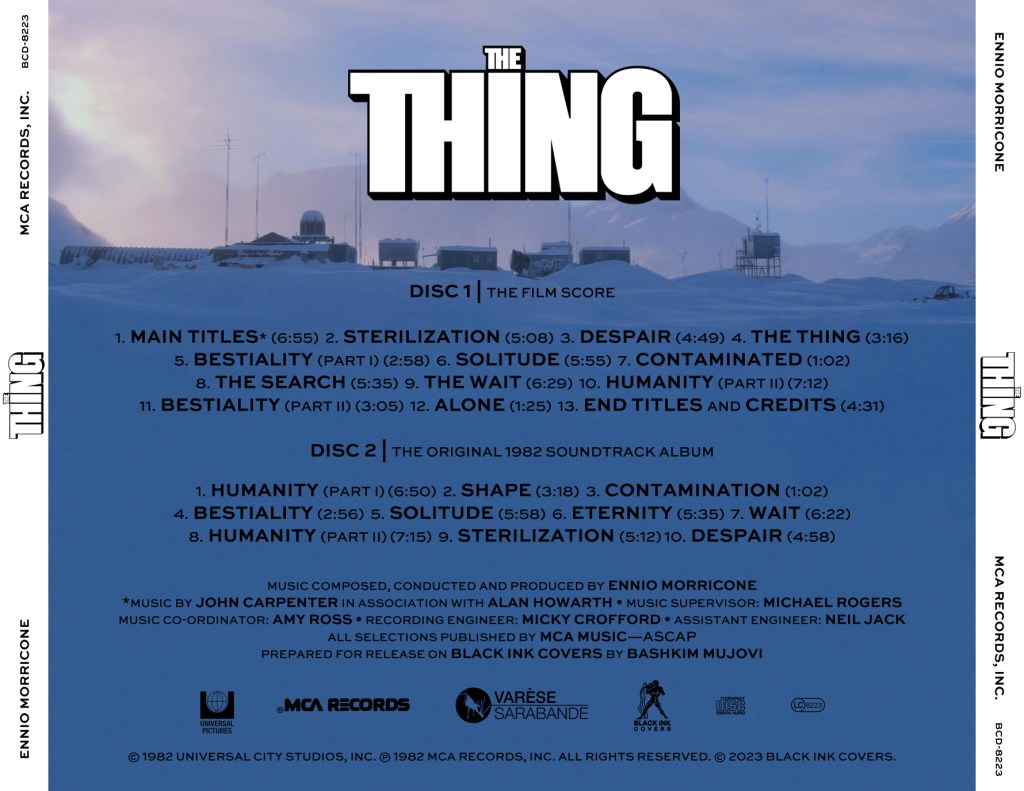 The Thing – Black Ink Covers