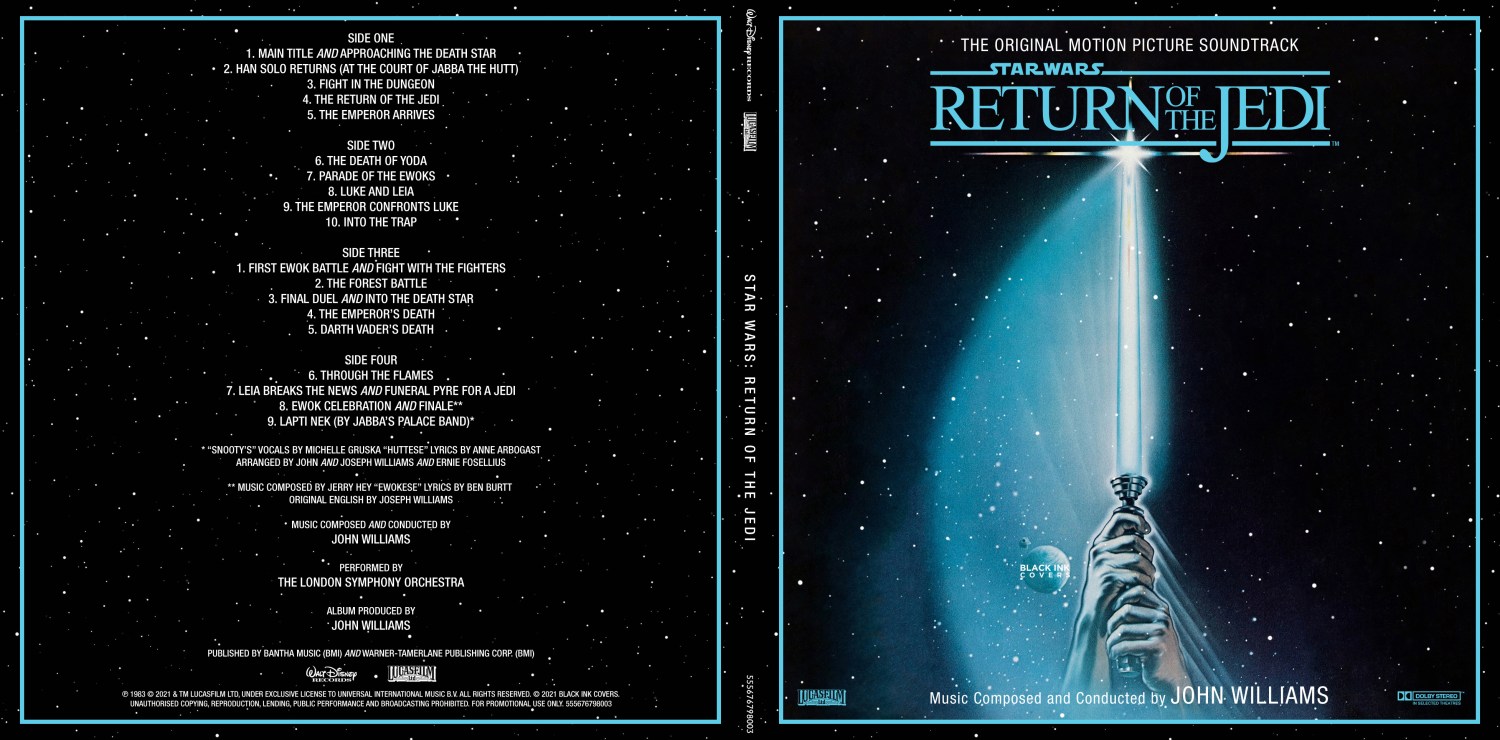 Star Wars: Episode VI – Return of the Jedi – Black Ink Covers