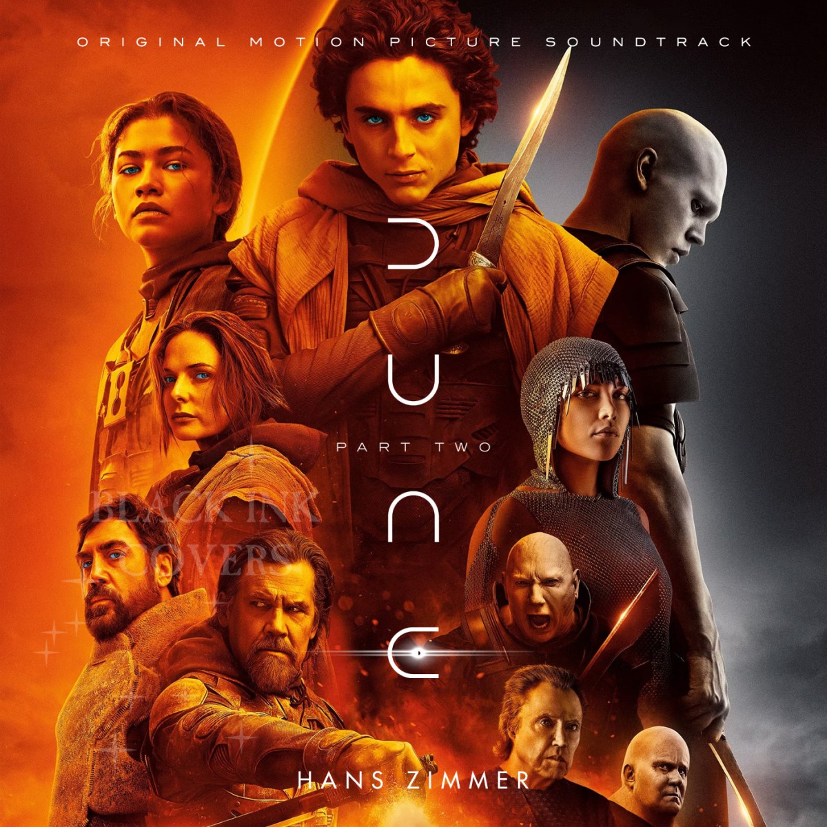 Dune: Part Two – Black Ink Covers